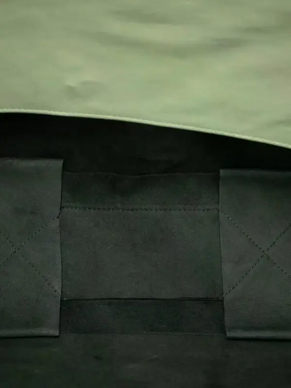 Celine 2013 Bicolor Leather Vertical Cabas Tote Bag - Green