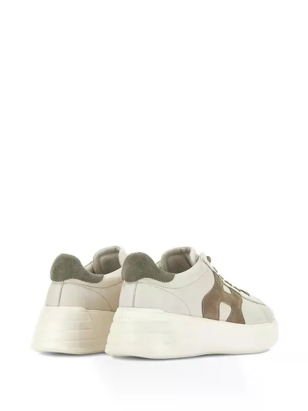 Hogan Rebel Leather Sneakers - Neutrals