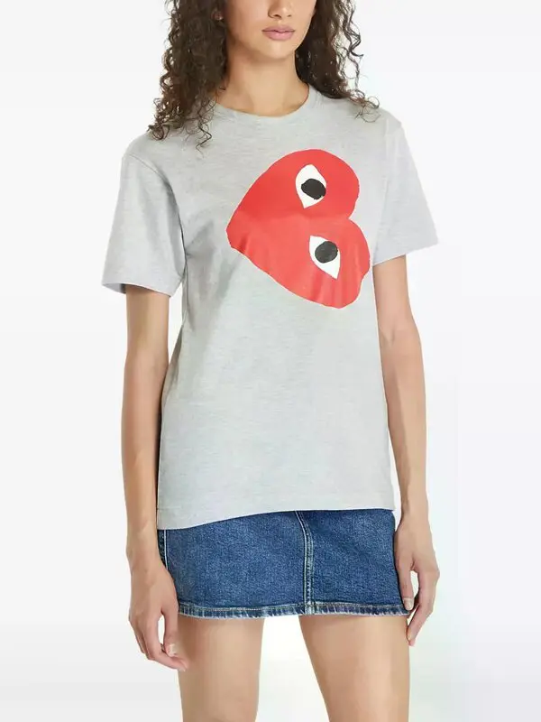 Play Comme Des Garcon Sideways Heart T-shirt