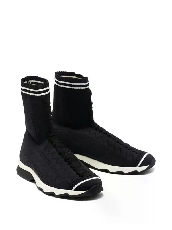 Fendi Mesh Sneakers - Black