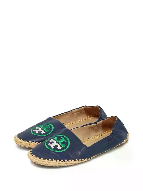 Tory Burch Ines Logo Detail Espadrilles