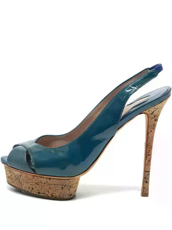 LE SILLA 150mm Platform Slingback Sandals