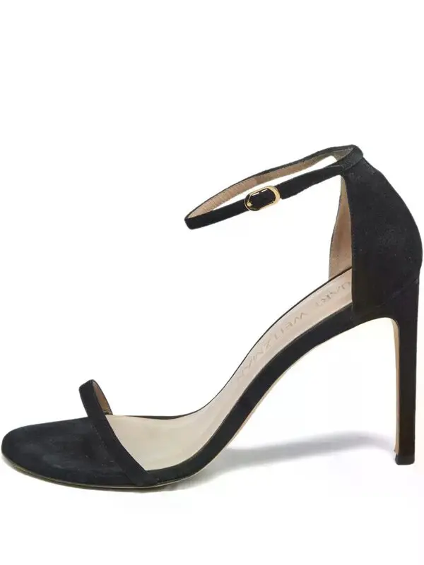 STUART WEITZMAN Nudist Stiletto Sandal - Black