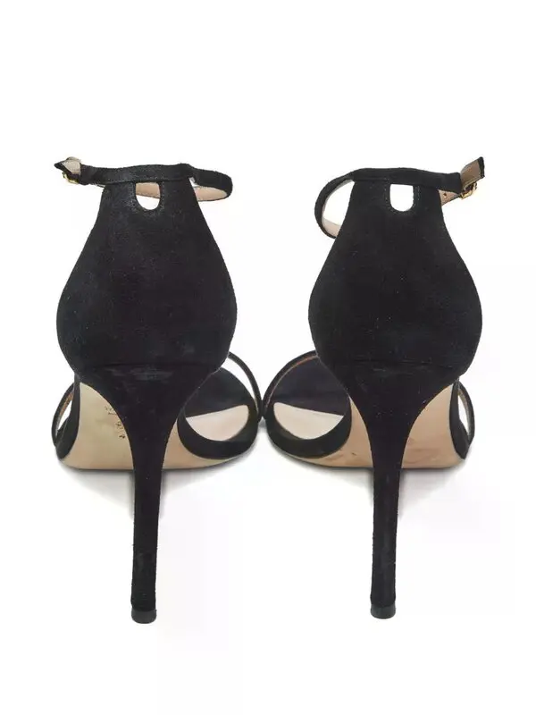 STUART WEITZMAN Nudist Stiletto Sandal - Black