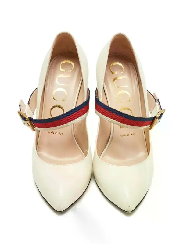 Gucci Sylvie Strap Pumps