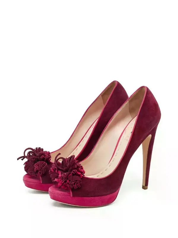 Miu Miu Leather Heeled Sandals