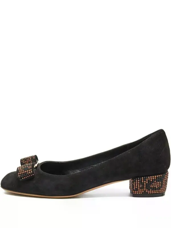 FERRAGAMO 40mm Leather Pumps