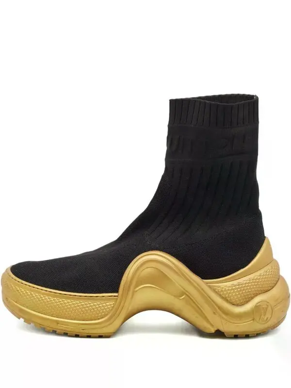 LOUIS VUITTON Archlight Knit High-top Boots