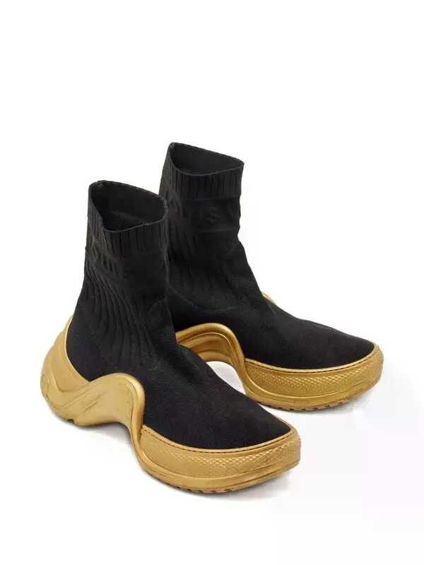 LOUIS VUITTON Archlight Knit High-top Boots
