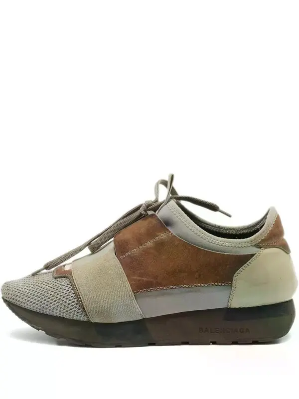 Balenciaga Leather Sneakers - Grey