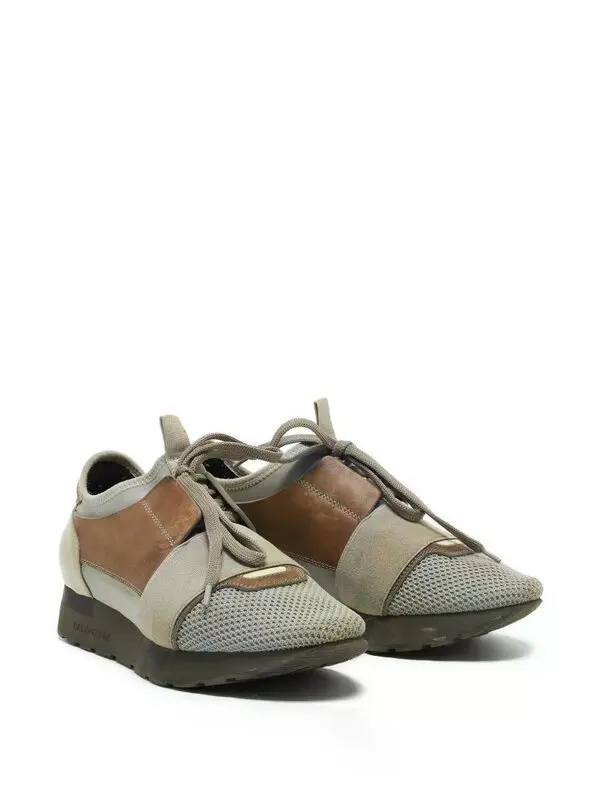 Balenciaga Leather Sneakers - Grey