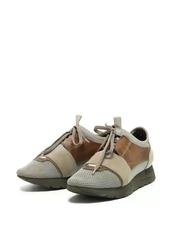 Balenciaga Leather Sneakers - Grey