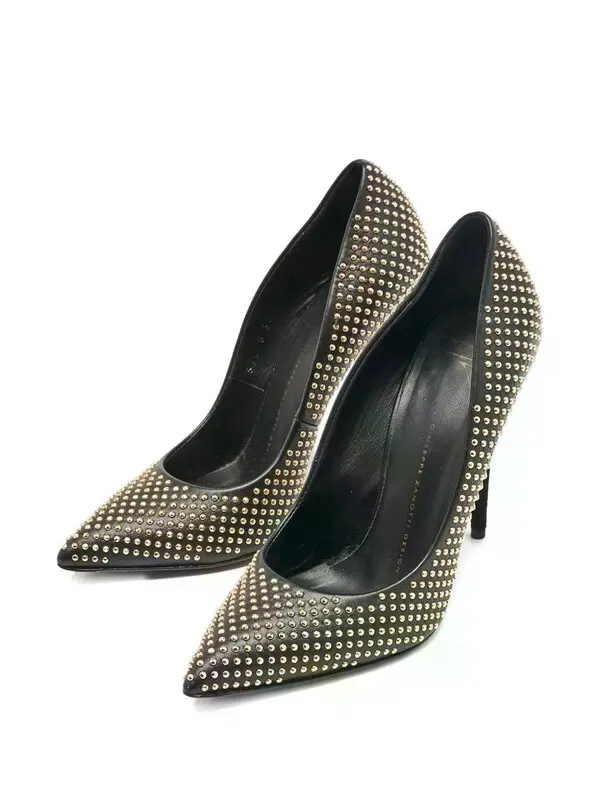 GIUSEPPE ZANOTTI Ester Studded Leather Pumps