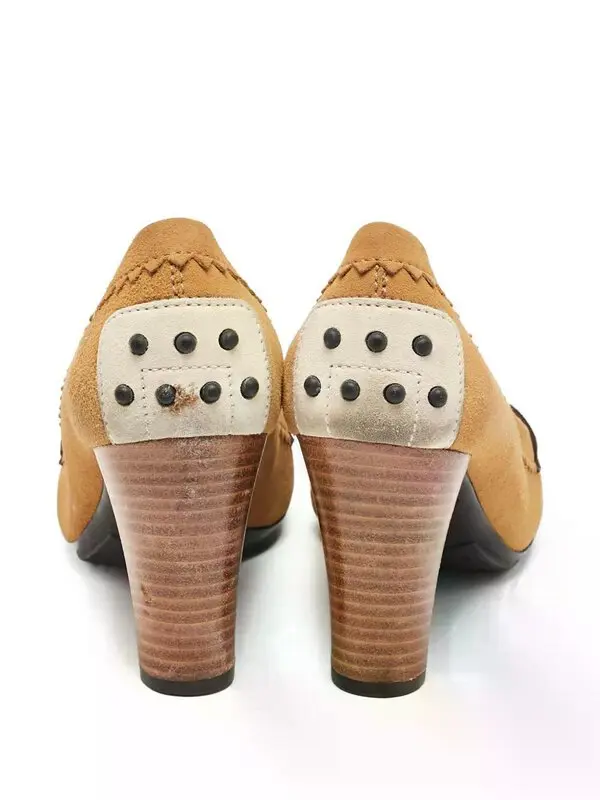 TOD'S Suede Penny Pumps