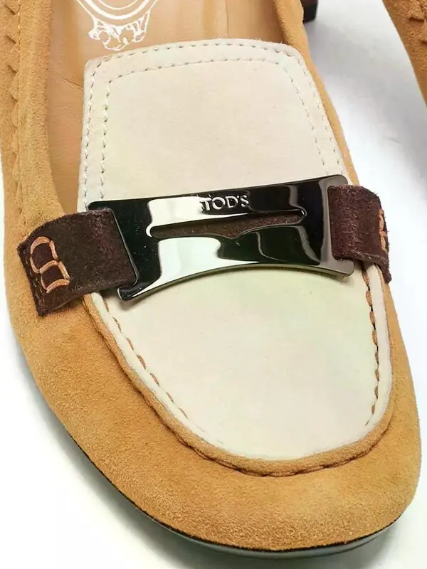 TOD'S Suede Penny Pumps