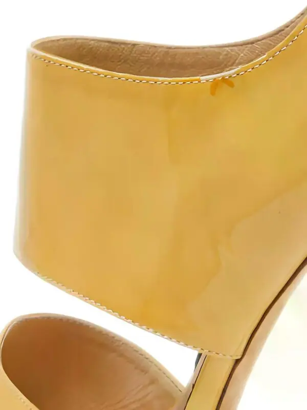 JIMMY CHOO Patent Leather Sandals - Neutrals