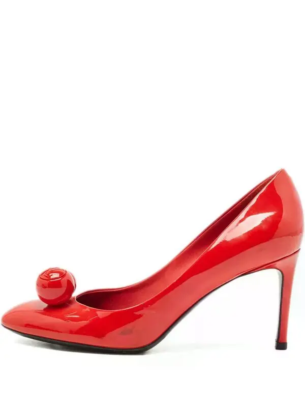 LOUIS VUITTON 75mm Leather Pumps
