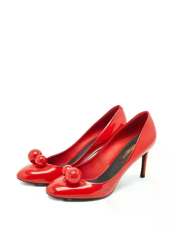 LOUIS VUITTON 75mm Leather Pumps