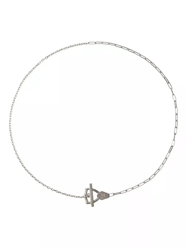 Burberry Shield Necklace - Silver