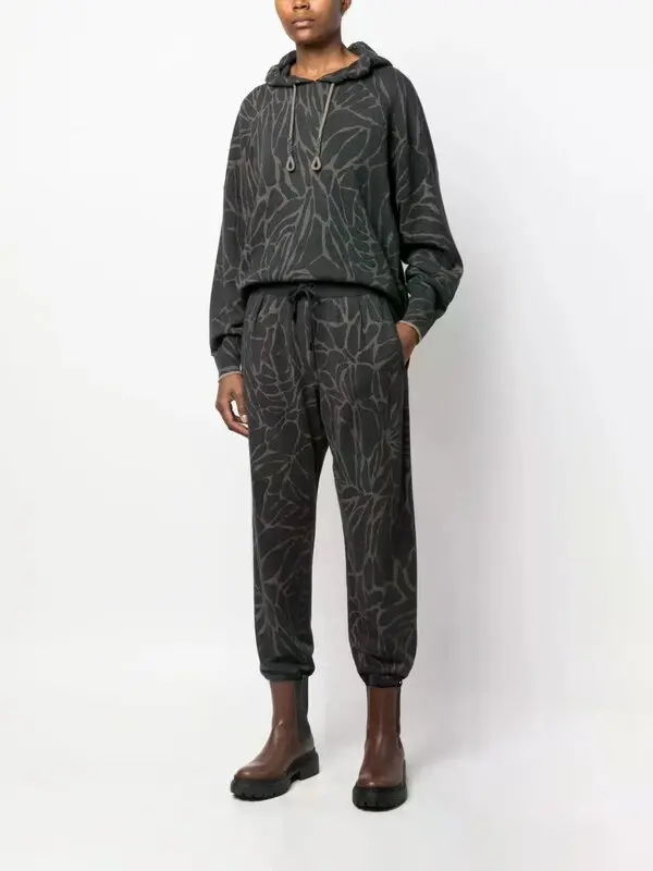 Brunello Cucinelli Graphic-print Cashmere Hoodie