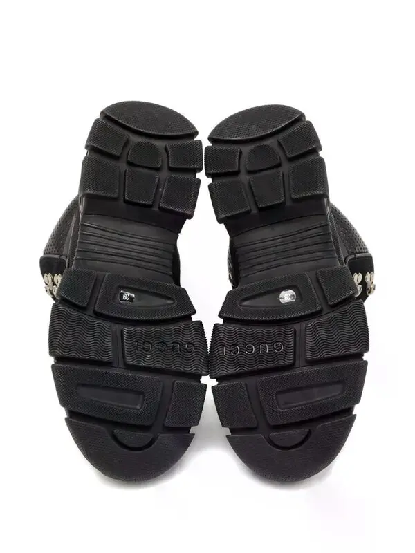 Gucci Flashtrek Chunky Shearling Ankle Boots