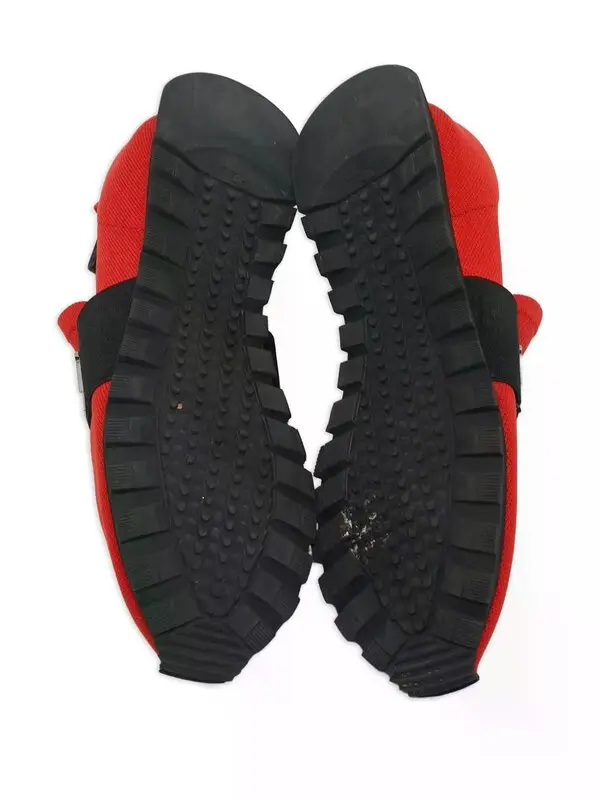 Philipp Plein Knit Logo-strap Sneakers