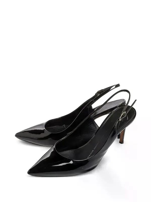 GIUSEPPE ZANOTTI 80mm Pointed-toe Slingback Pumps