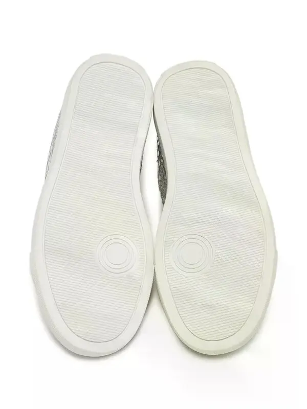 Zadig&Voltaire Snakeskin-effect Leather Sneakers