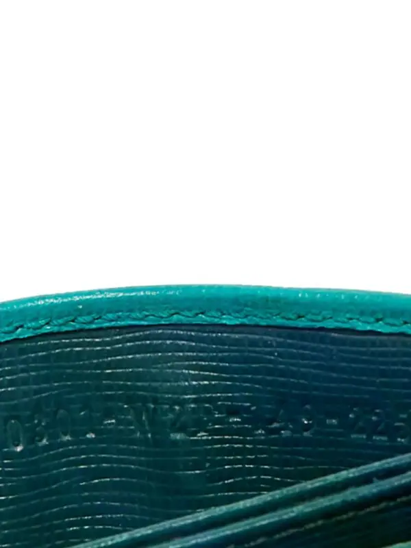 Fendi Textured Leather Card Holder