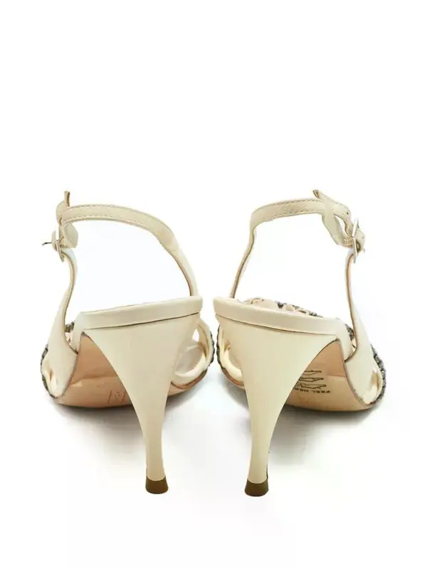 GINA Crystal-embellished Stiletto Sandals