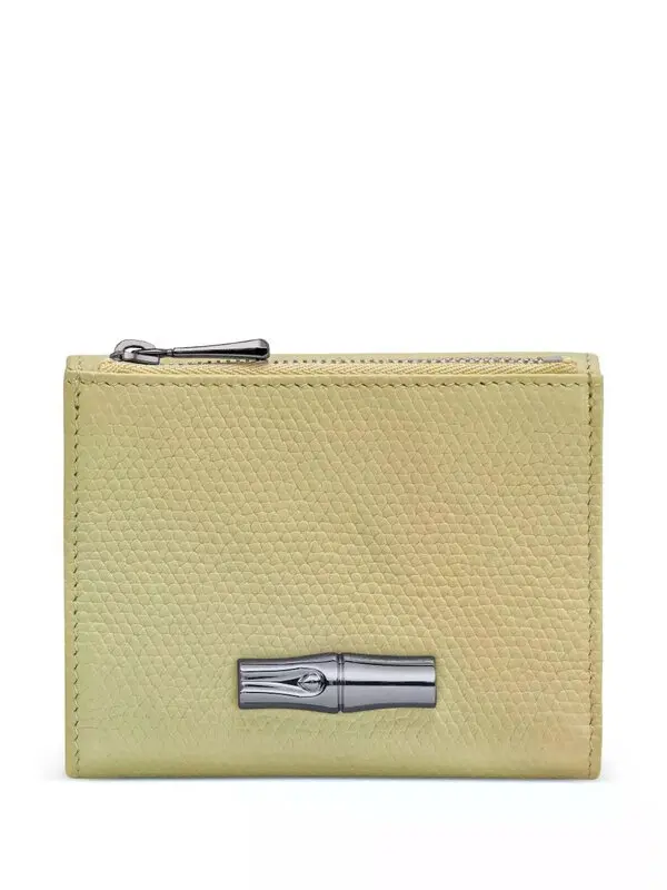 Longchamp Le Roseau Compact Wallet - Neutrals