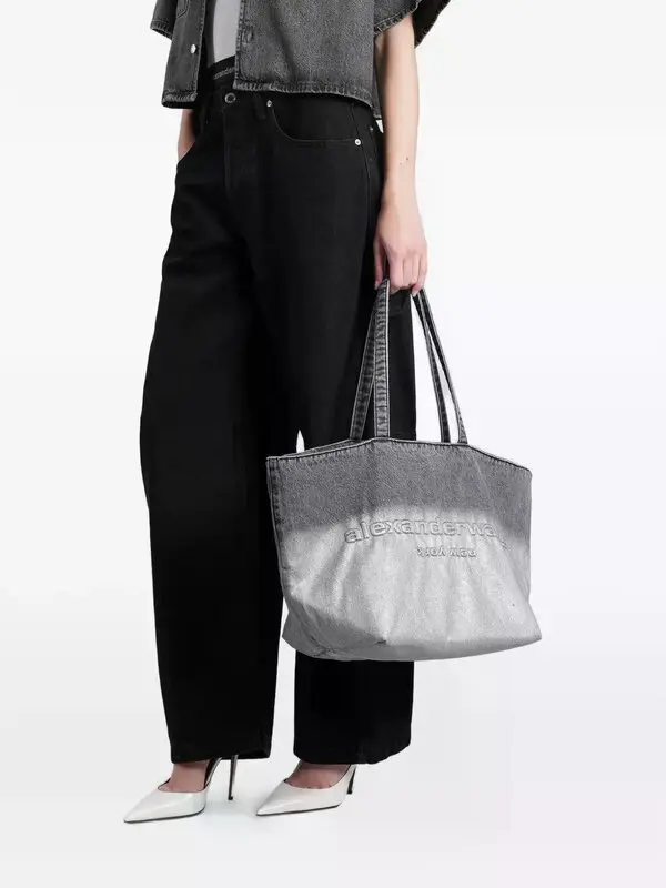 Alexander Wang Wide-leg Jeans With Attached Boxer Brief - Black
