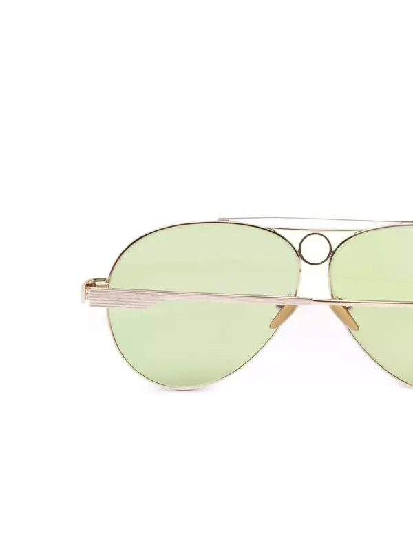 FACE.HIDE Pilot-frame Sunglasses - Gold