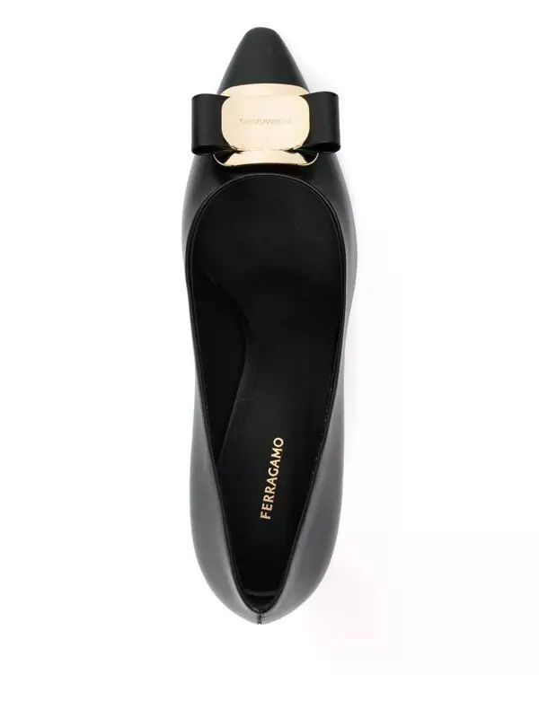 FERRAGAMO 80mm Vara Bow Pumps