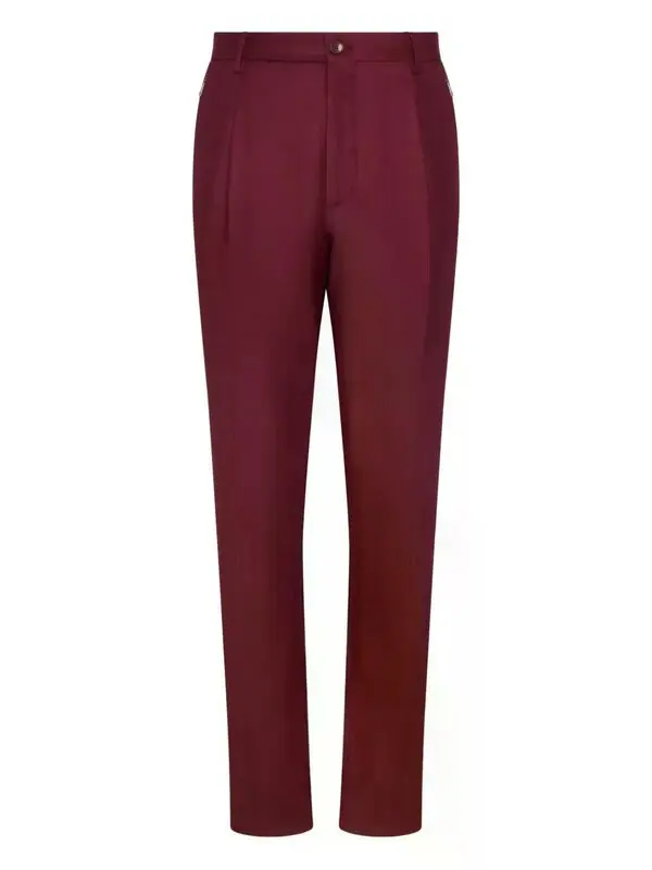Etro Pleated Trousers - Red