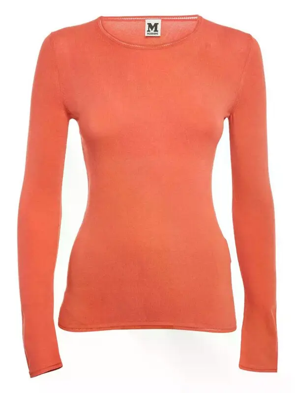 Missoni Crew Neck Long Sleeve Knit Top