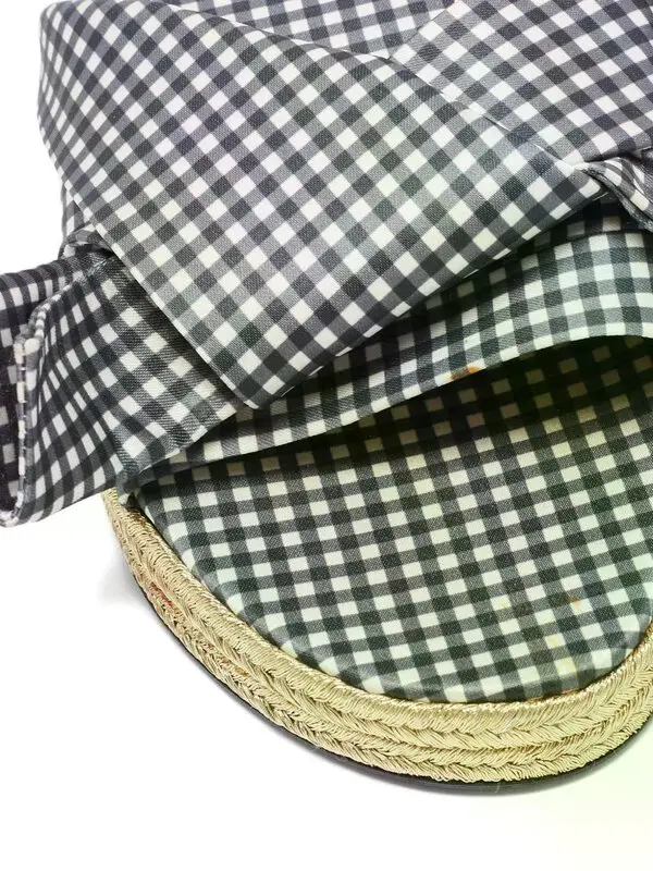N°21 Knotted-upper Gingham Sandals