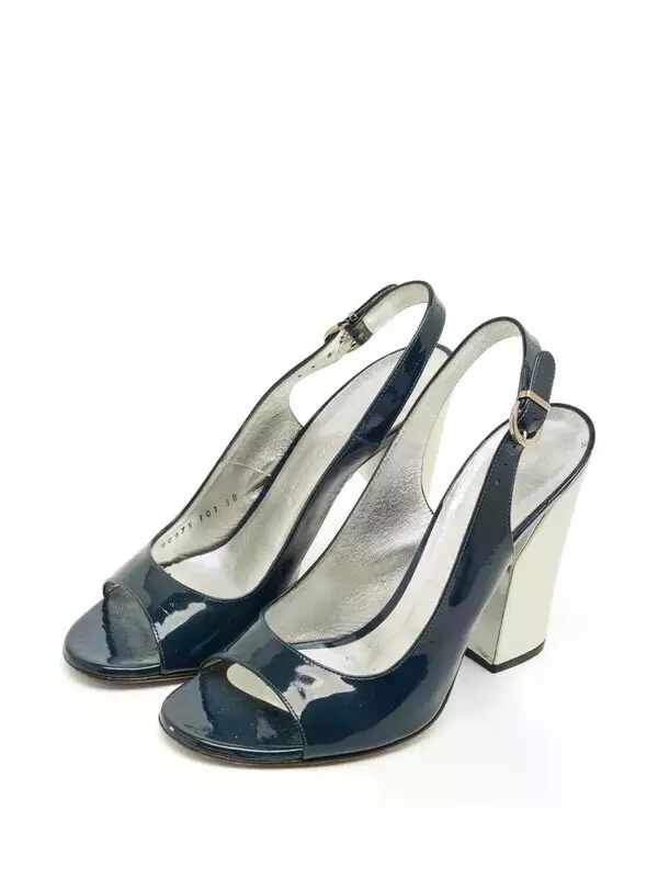 Casadei Patent-leather Slingback Sandals