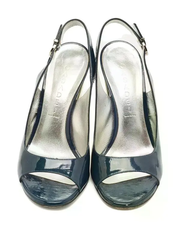 Casadei Patent-leather Slingback Sandals