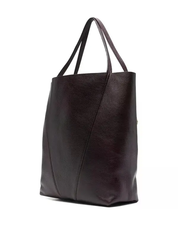 Chloé Grained-leather Spin Tote Bag - Red
