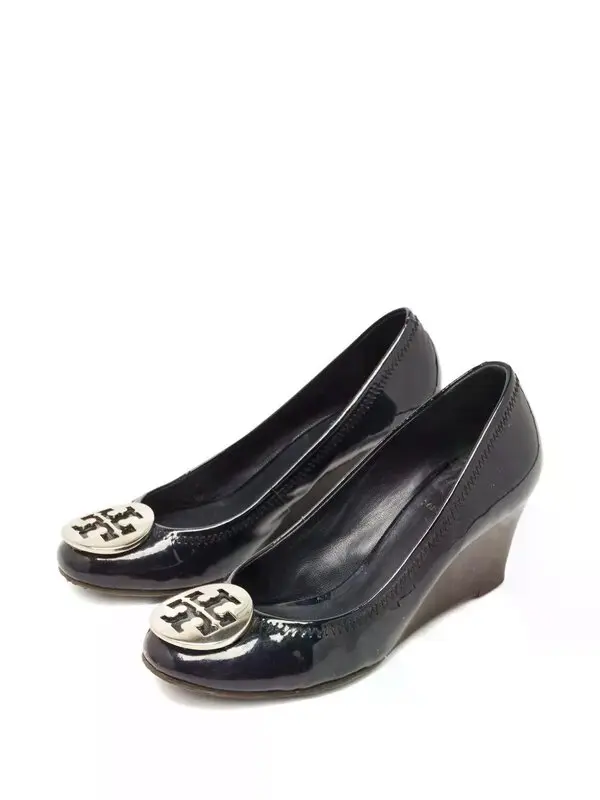 Tory Burch Leather Wedge Pumps