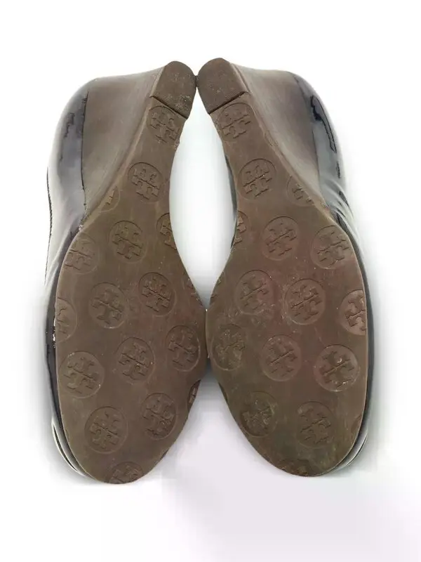 Tory Burch Leather Wedge Pumps