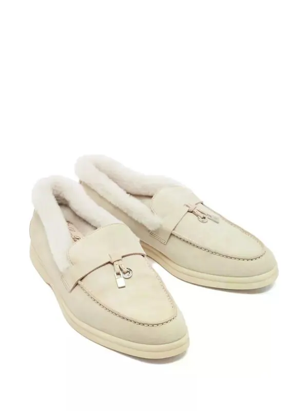 Loro Piana Shearling Lined Loafers