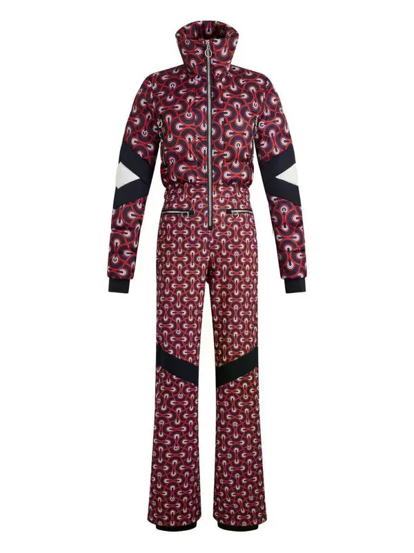 Fusalp Quilted Patterned Ski All-in-one