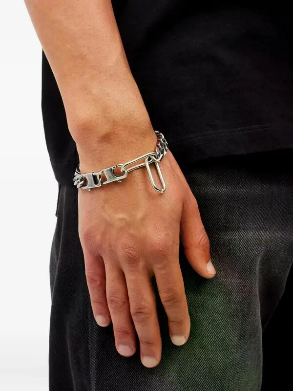 MAISON MARGIELA Burnished Chain Link Bracelet - Silver