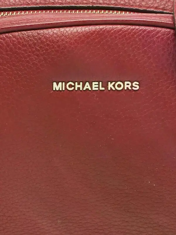 Michael Kors Ginny Leather Cross Body Bag - Red