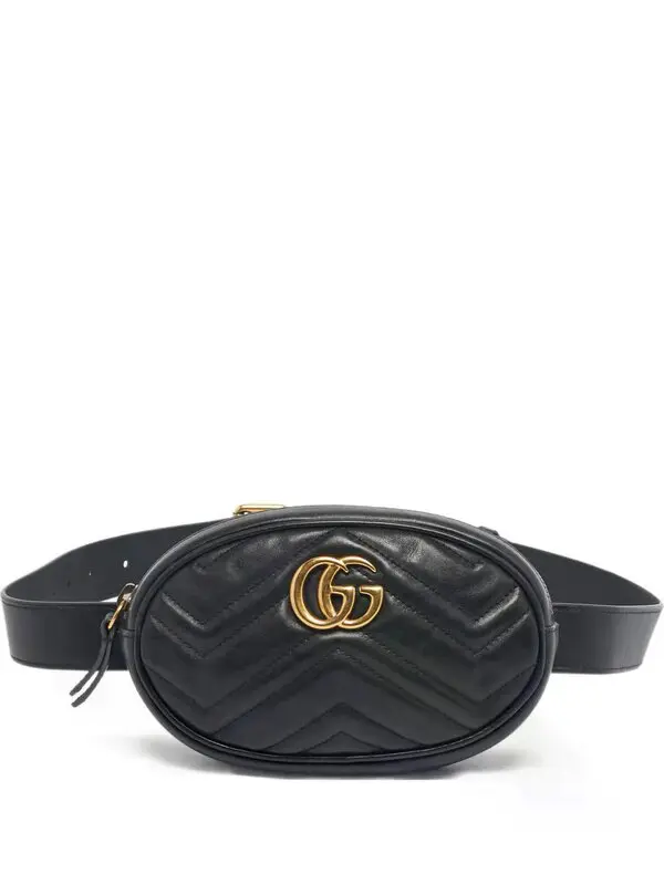 Gucci Marmont Leather Belt Bag
