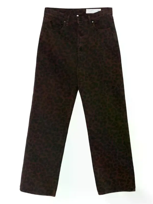 Rag & Bone Shea Leopard-print Jeans