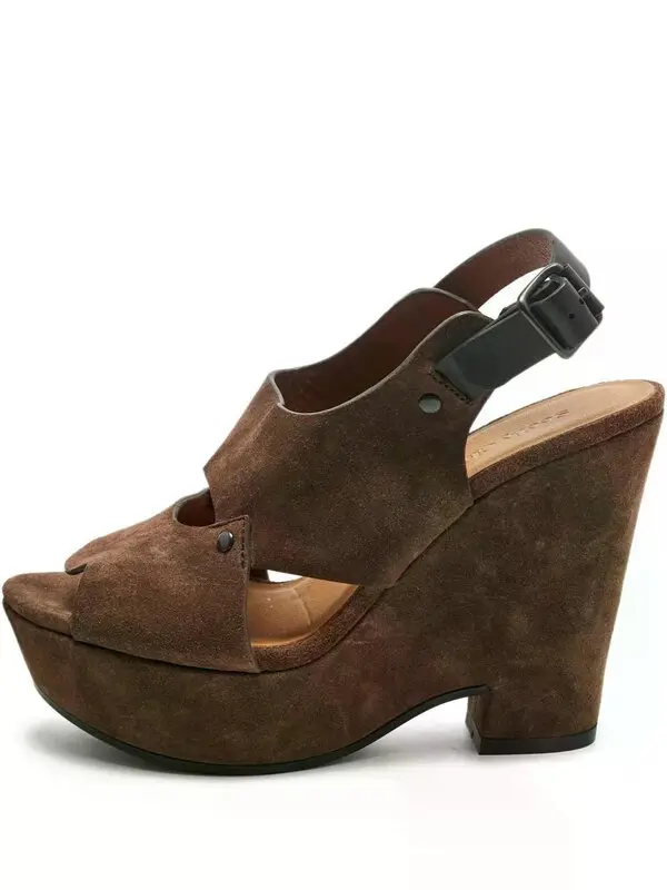 See By Chloé Suede Platform Wedge Sandals