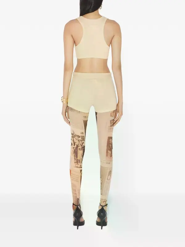 JEAN PAUL GAULTIER Ribbed Buckled Top